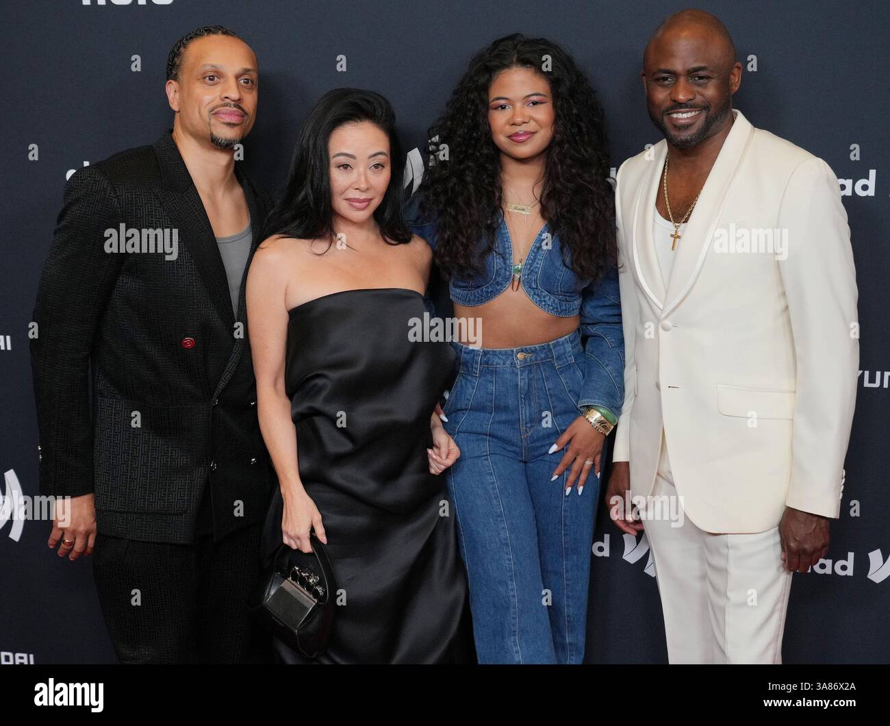 Los Angeles, USA. 27th Mar, 2025. (L-R) Jason Michael Fordham, Mandie ...