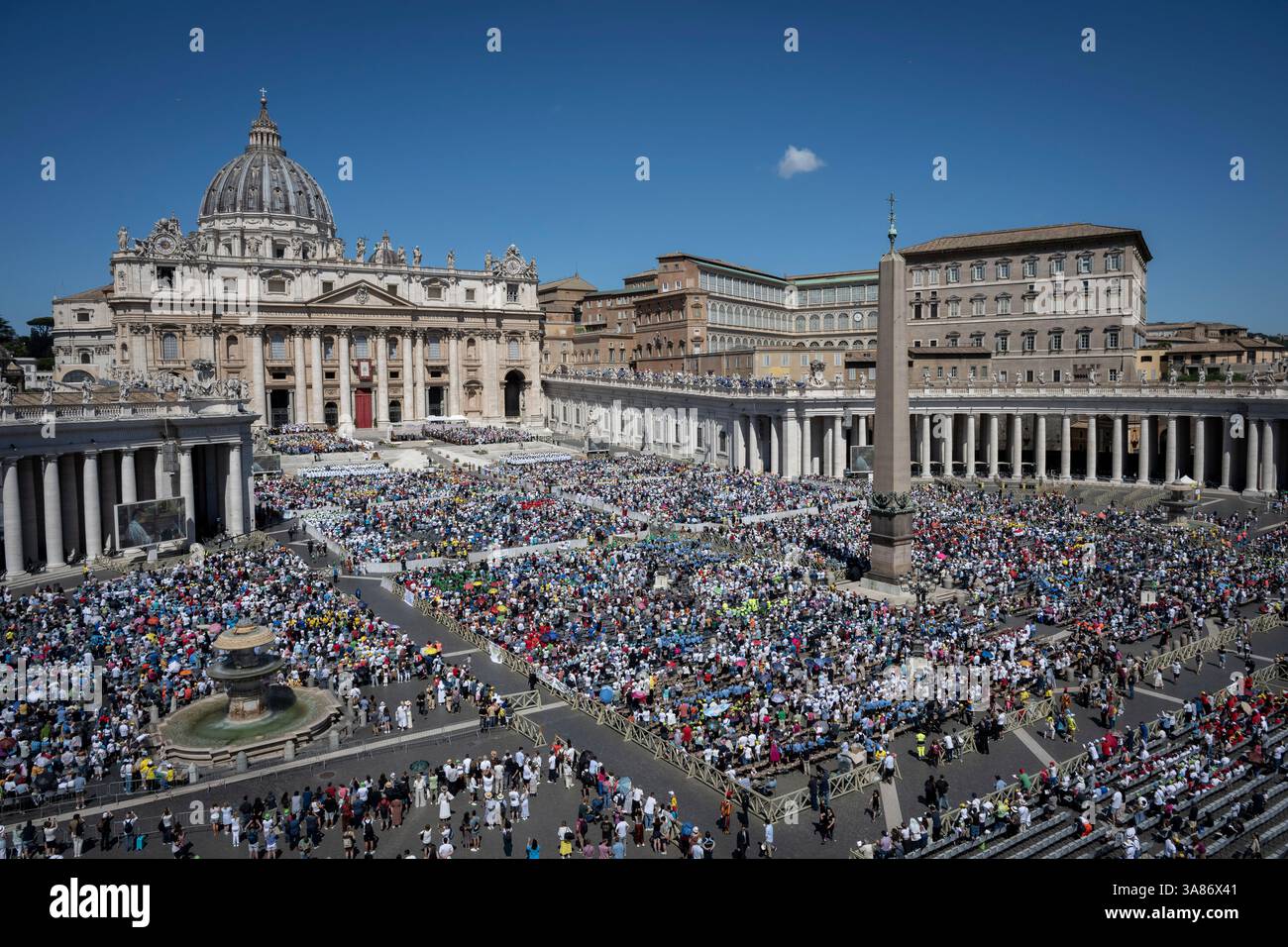 Pope Francis celebrates Mass on World Children's Day on May 26, 2024 ...
