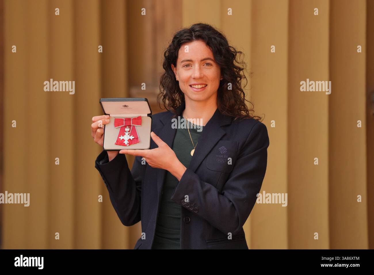 Imogen Grant after being made a Member of the Order of the British ...