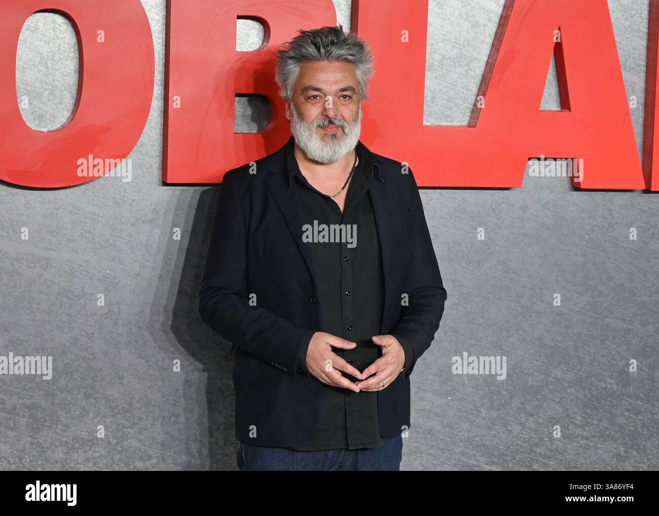 Jez Butterworth attends "MobLand" Global Premiere at the Odeon Luxe ...