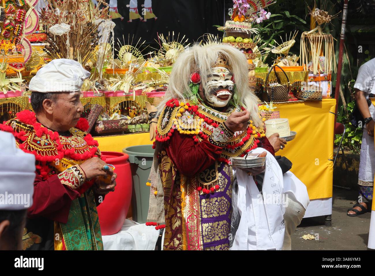 March 28, 2025, Jakarta, South Jakarta, indonesia: Hindu prayer ...