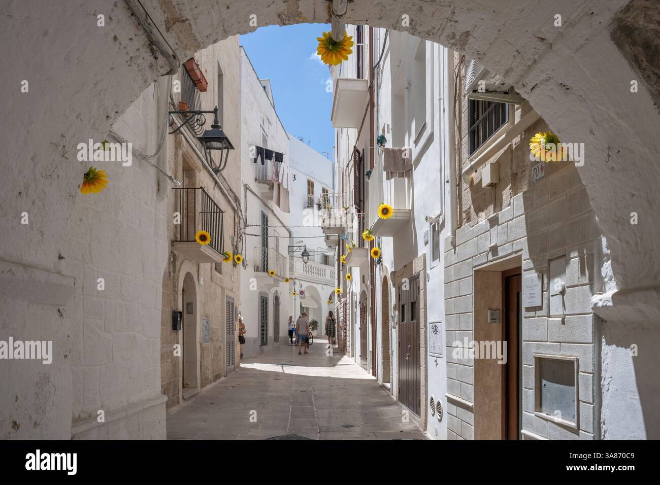 Old town, Monopoli, Bari, Apulia, Italy Stock Photo - Alamy