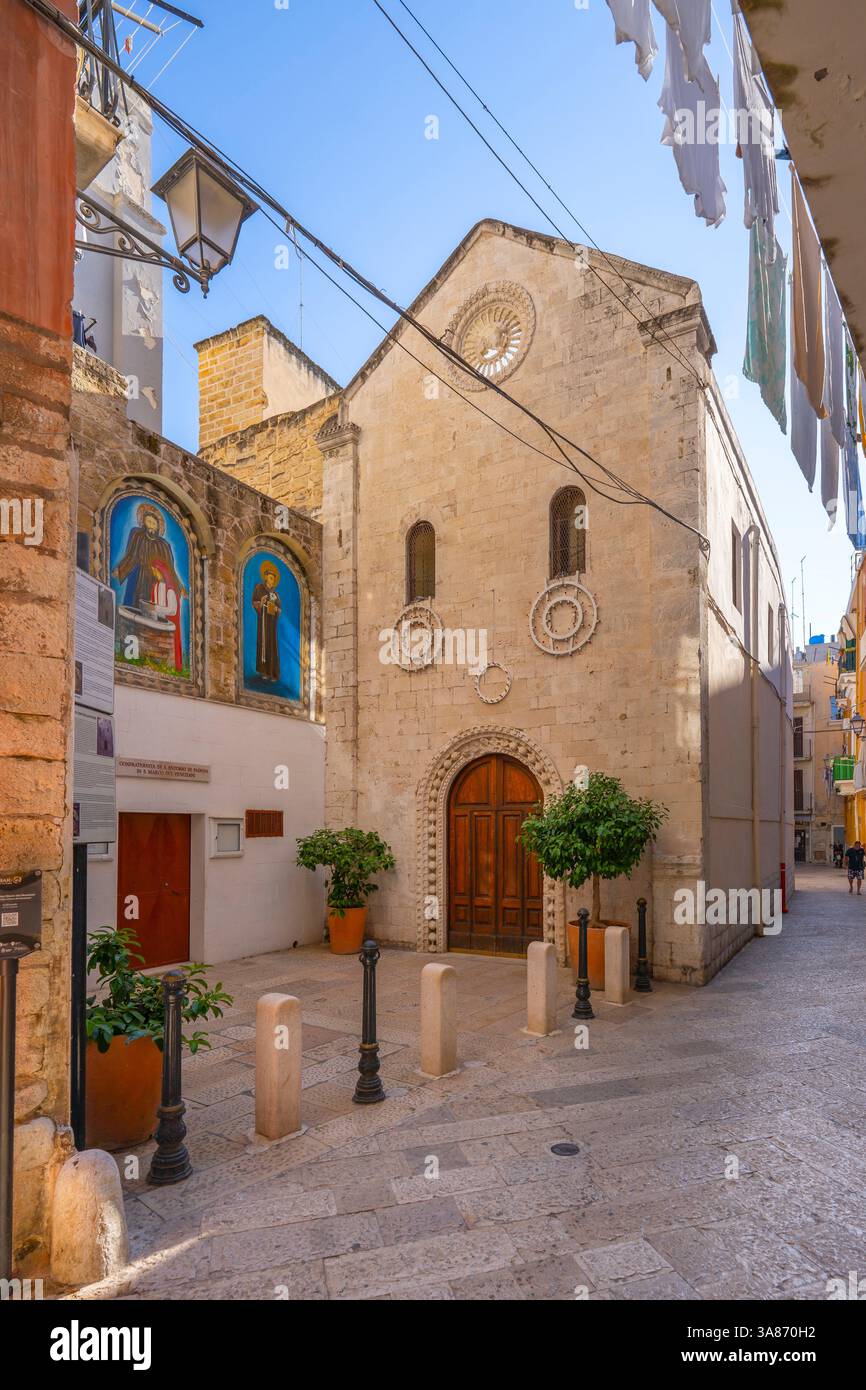 Church of San Marco of the Venetians, Old Bari, Bari, Apulia, Italy ...