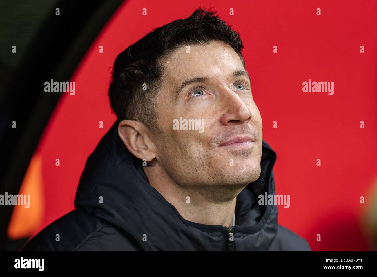 Robert Lewandowski of Poland seen during the European Qualifiers for ...