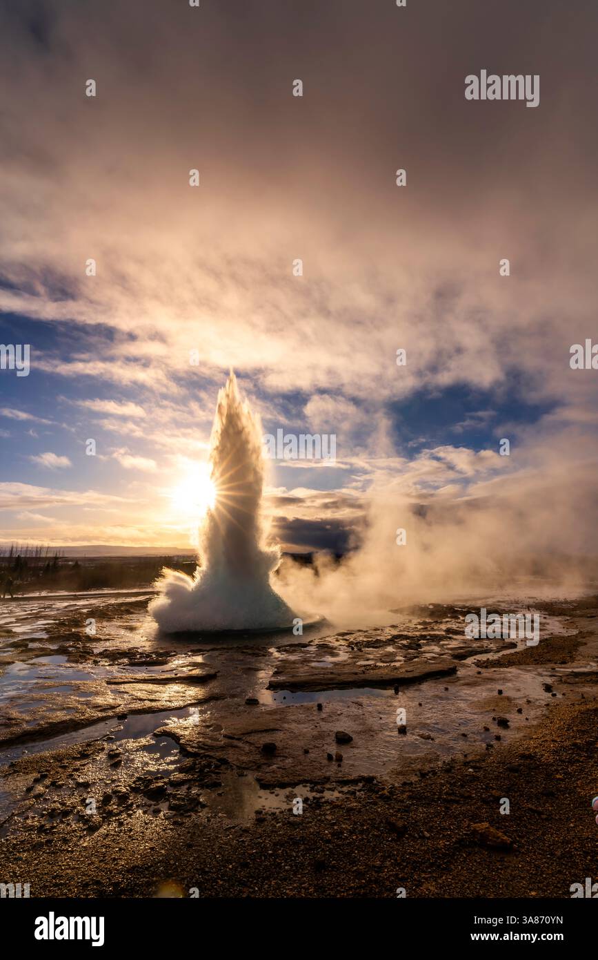 Colorful hot springs geysers hi-res stock photography and images - Alamy