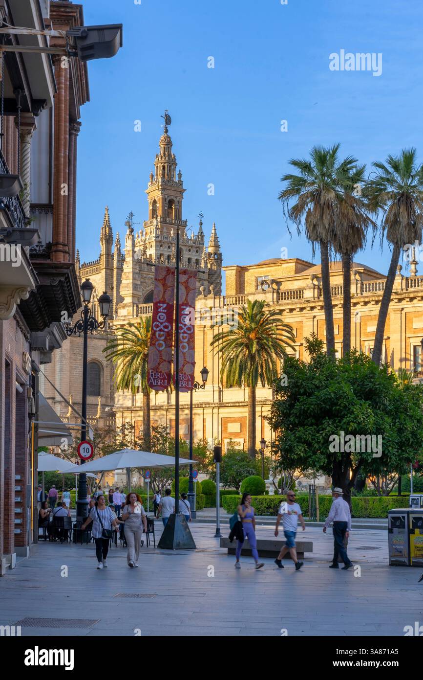 Seville Cathedral (Cathedral of Santa Maria de la Sede), former ancient ...
