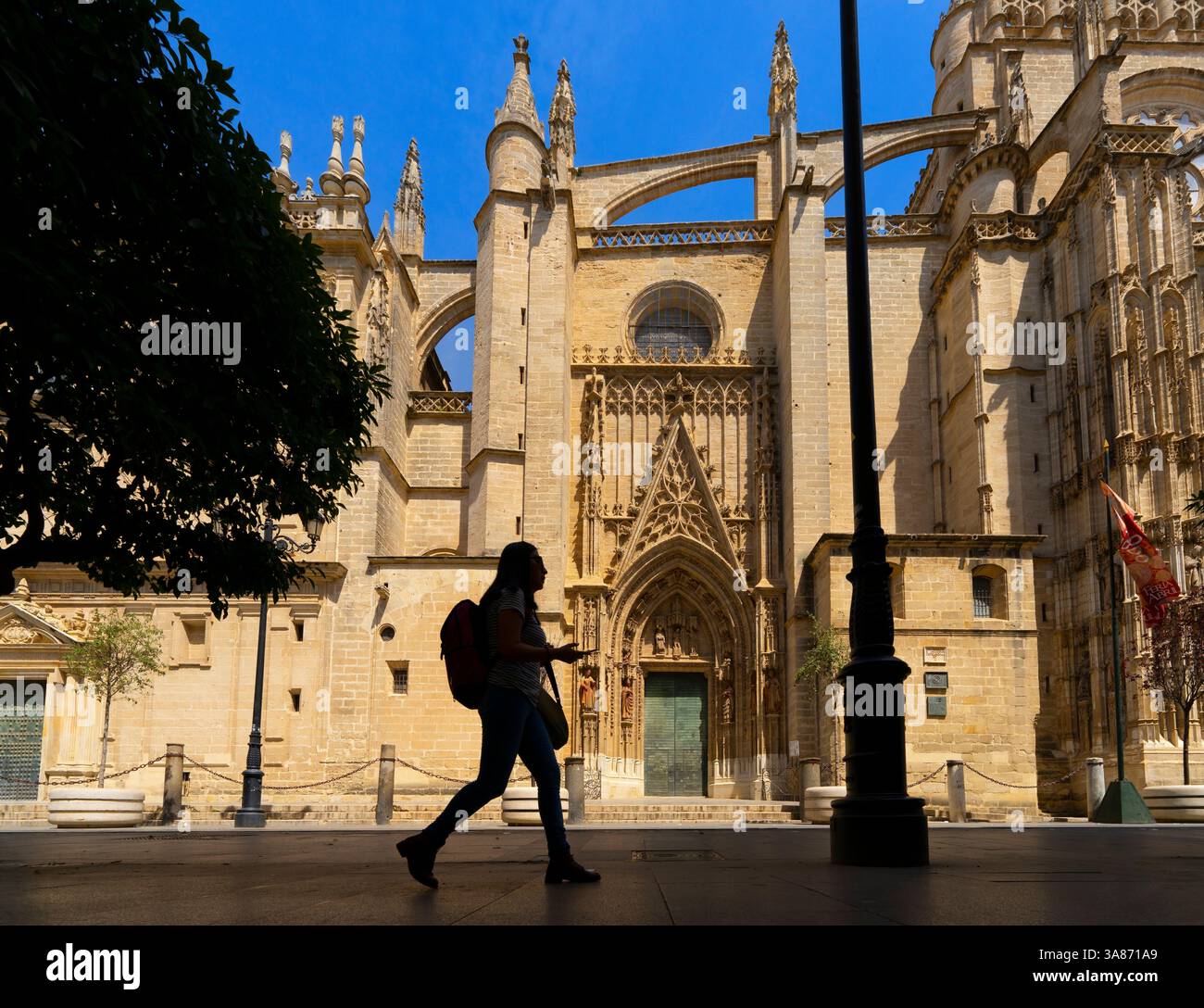 Seville Cathedral (Cathedral of Santa Maria de la Sede), former ancient ...