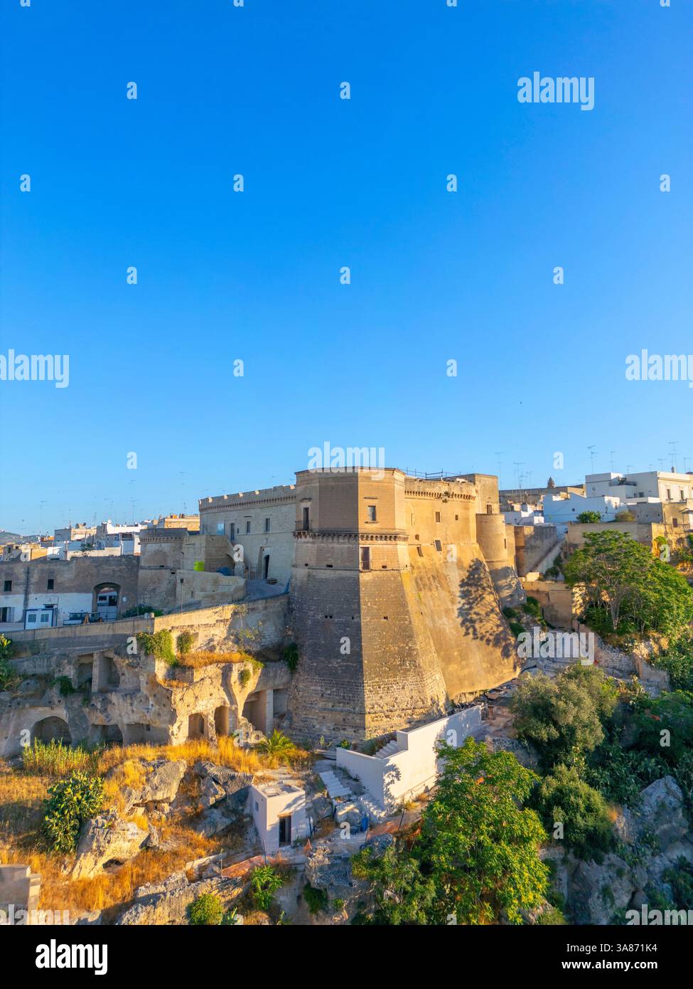 Massafra Castle, Massafra, Taranto, Apulia, Italiy Stock Photo - Alamy