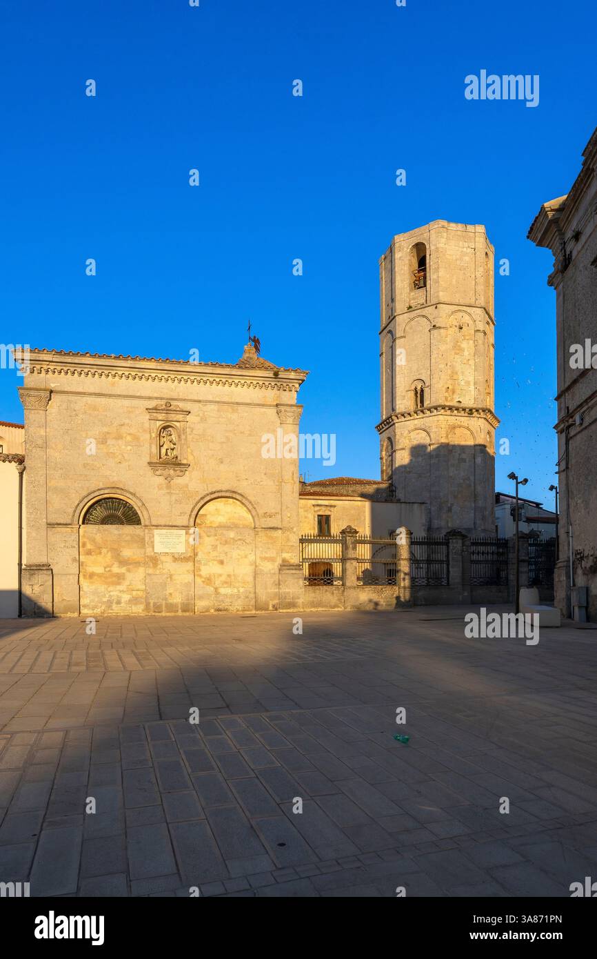 Octagonal bell tower, Sanctuary of St. Michael the Archangel, Monte ...