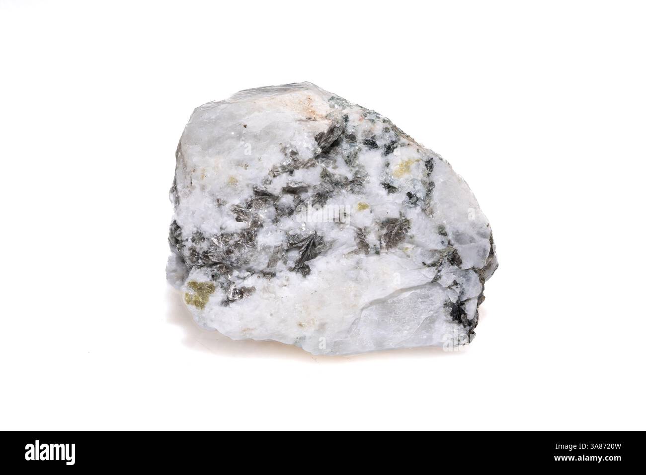 Iridescent Moonstone Crystal Mineral Specimen with Black and Gray ...