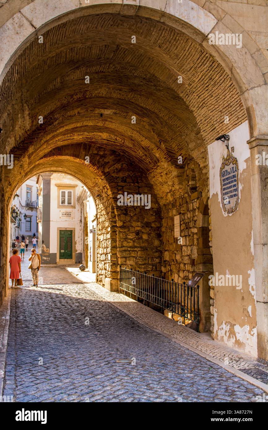 Arco da Vila (Town Gate) classical gateway fronts the city's old ...