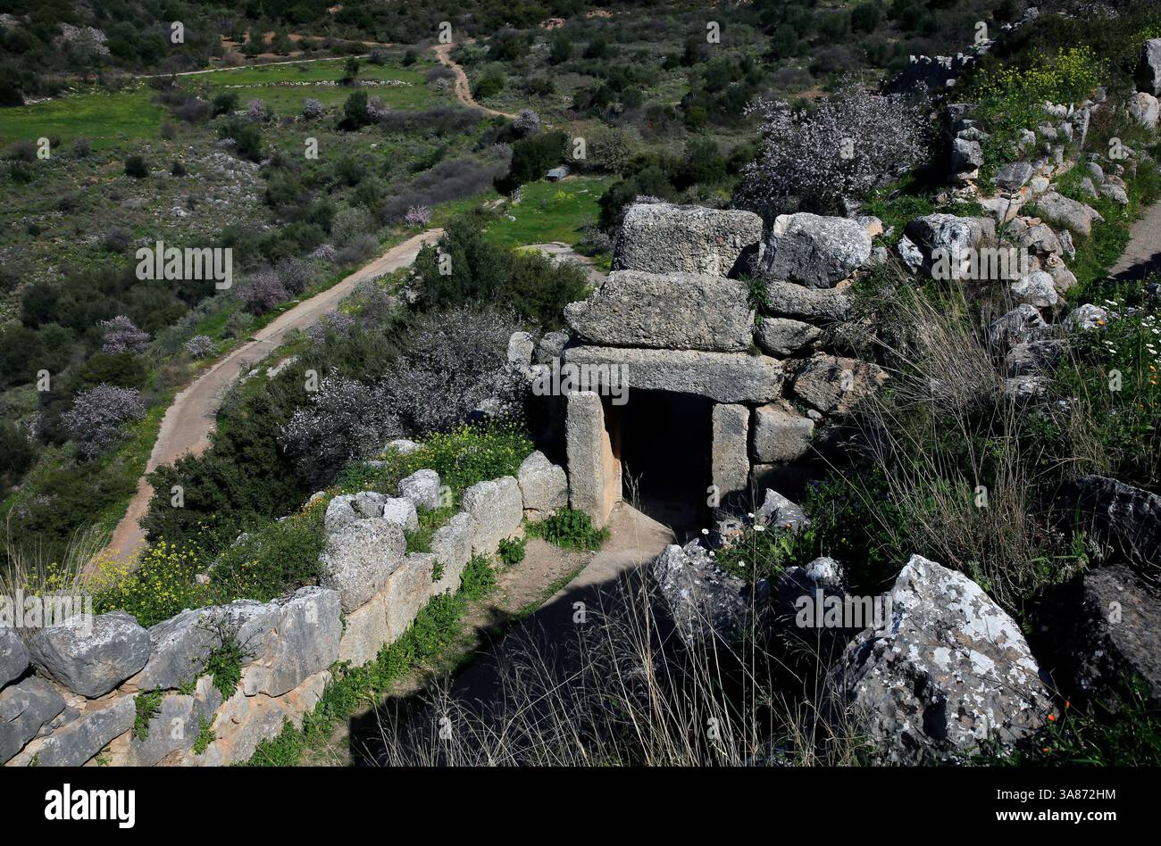 The ancient Greek city of Mycenae, UNESCO, an archaeological site near ...