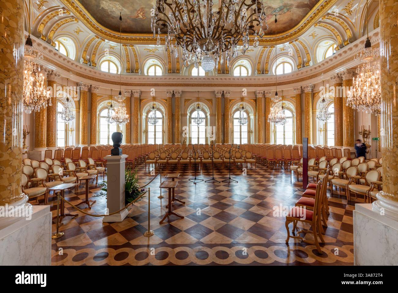 The Castle Ballroom, Warsaw, Poland, Europe Stock Photo - Alamy