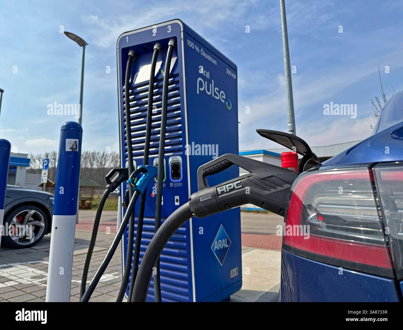 28.03.2025, Raststätte Endsee bei Rothenburg ob der Tauber an der ...