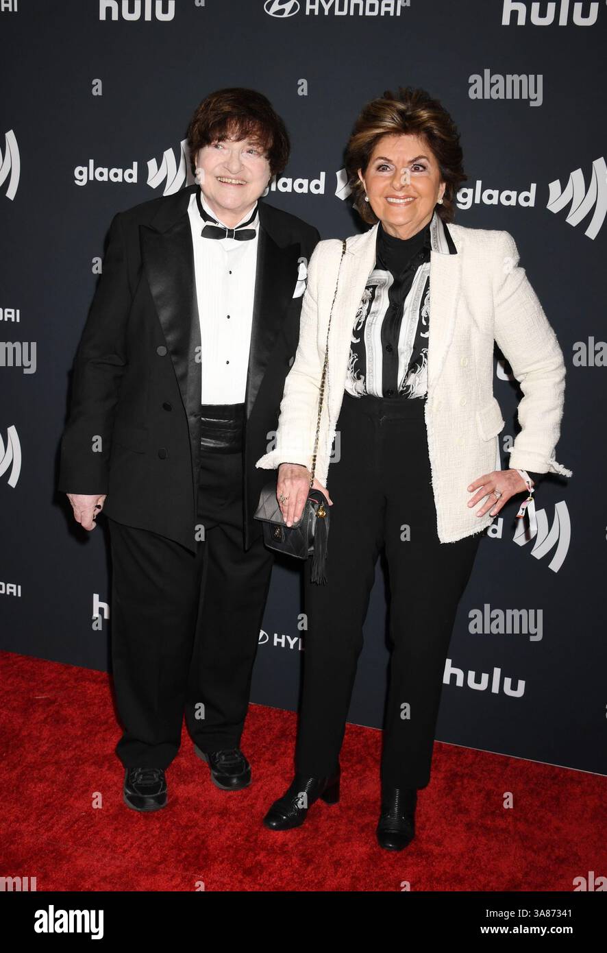 Beverly Hills, Ca. 27th Mar, 2025. Robin Tyler aand Gloria Allred at ...