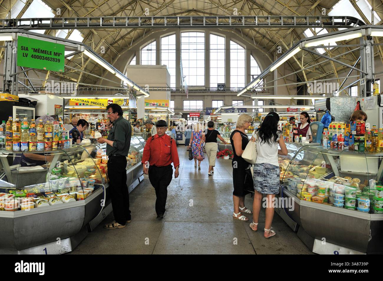 The Central Market, one of the largest and oldest markets in Europe ...