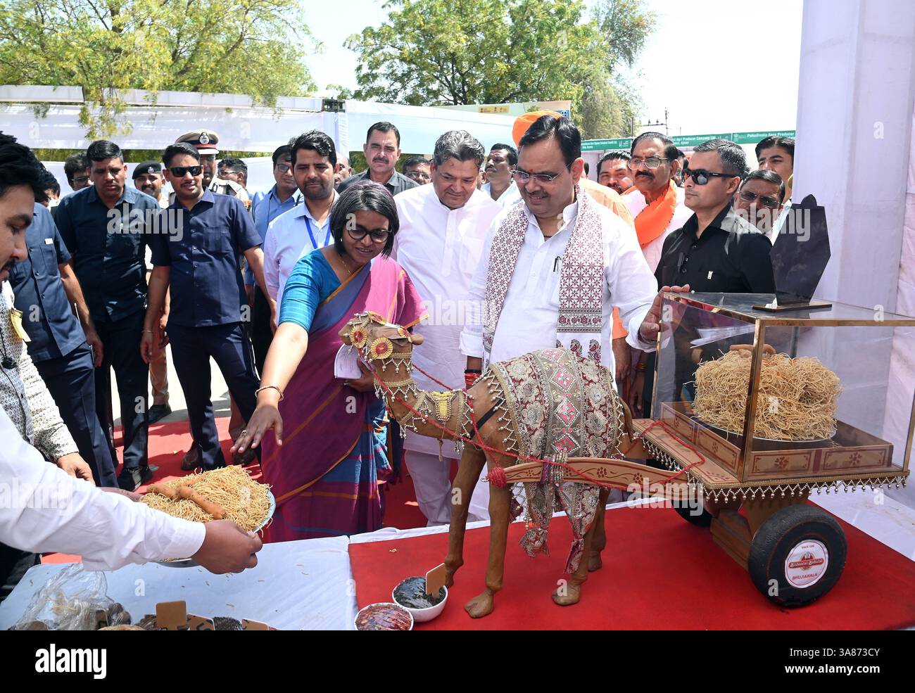 Rajasthan Chief Minister Bhajan Lal Sharma, Minister of Food and Civil ...