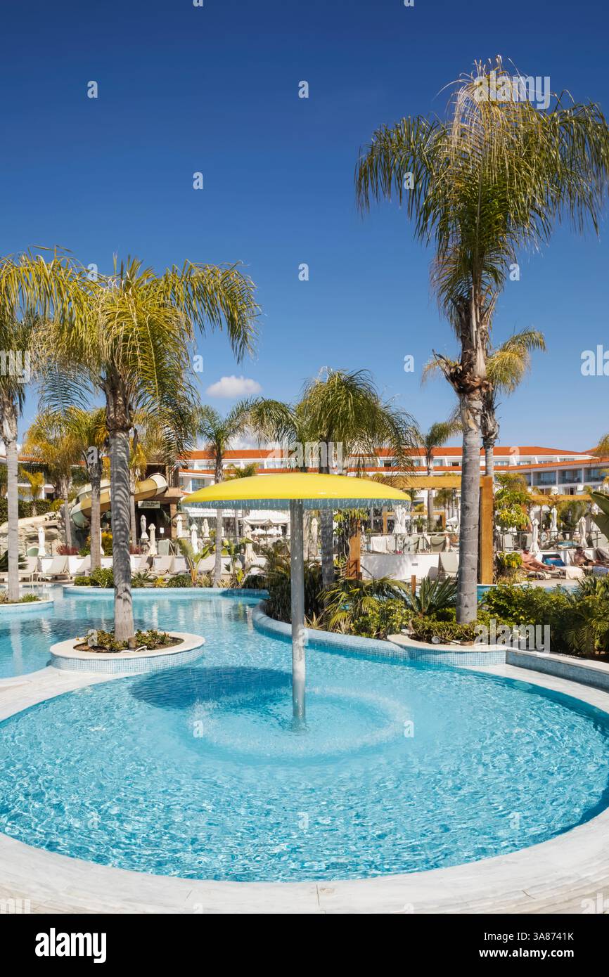 Cyprus, Paphos, Olympic Lagoon Hotel Swimming Pool Stock Photo - Alamy