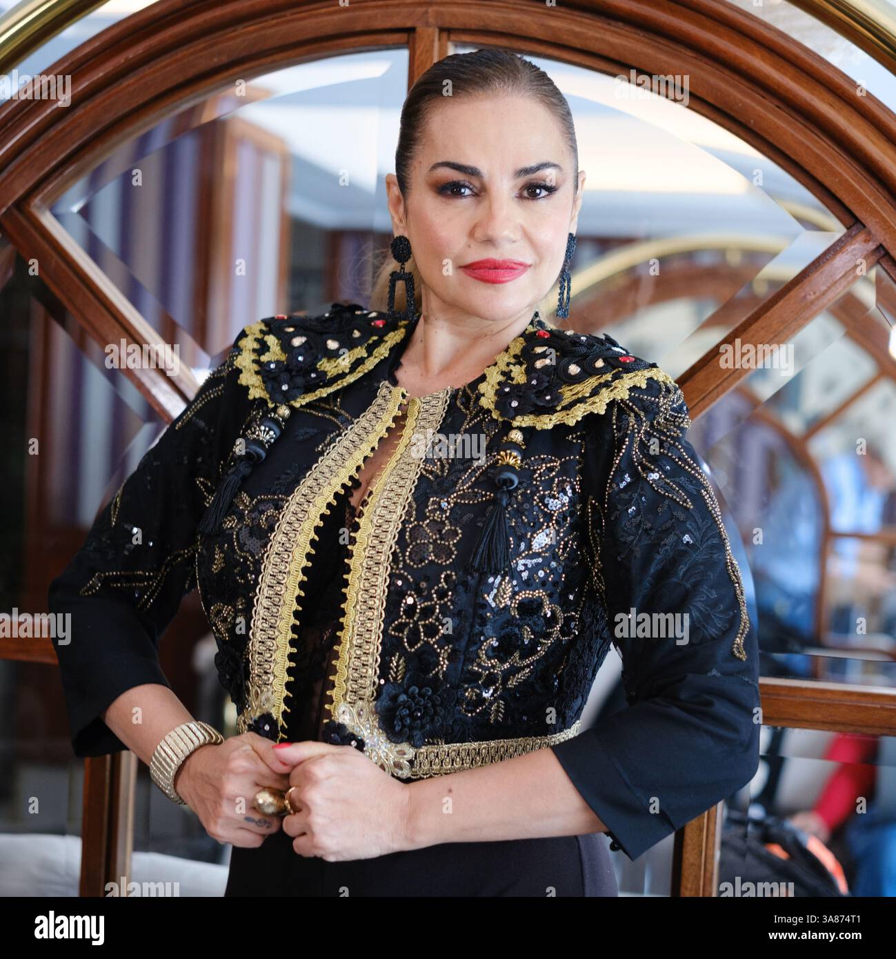 Madrid, Spain. 28th Mar, 2025. Spanish singer Sylvia Pantoja poses for ...