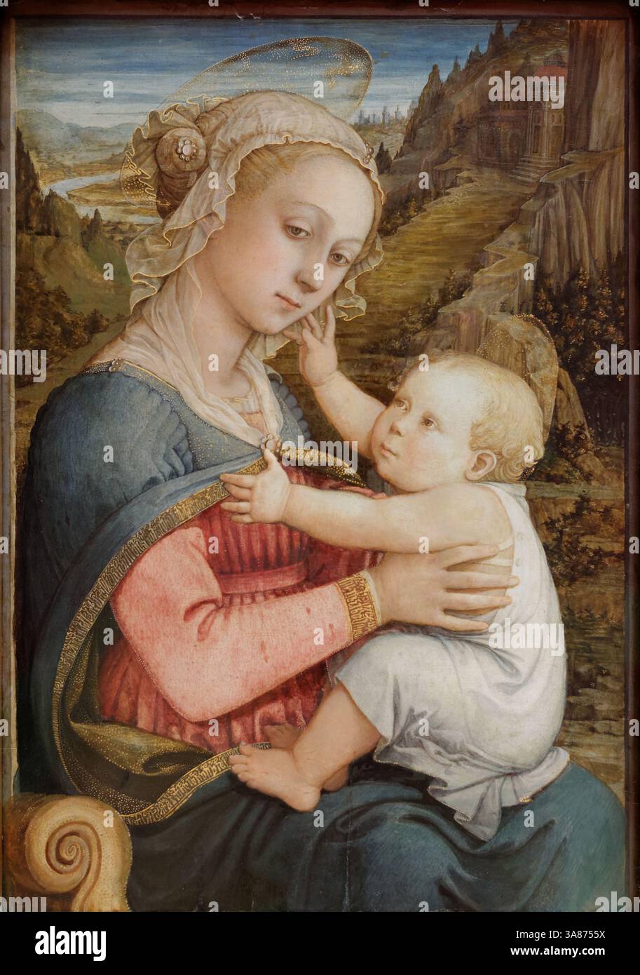 Madonna and Child Filippo Lippi Stock Photo - Alamy
