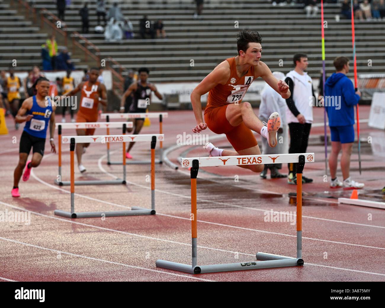 Austin Texas USA, March 27 2025: University of Texas runner DAMON ...