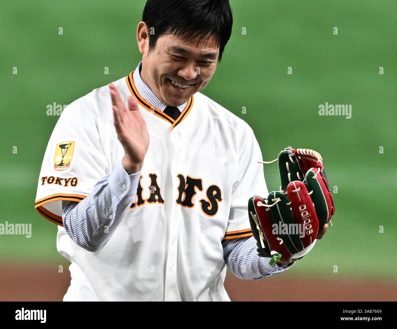 Hajime Moriyasu, head coach of Japan national football team, attends a ...
