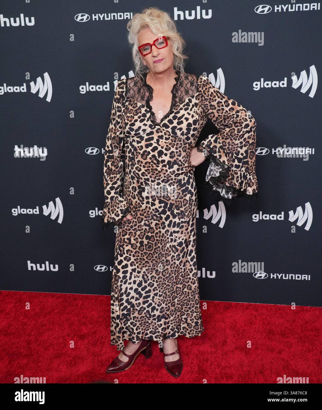 Harper Steele arrives at the 36th Annual GLAAD Media Awards held at the ...
