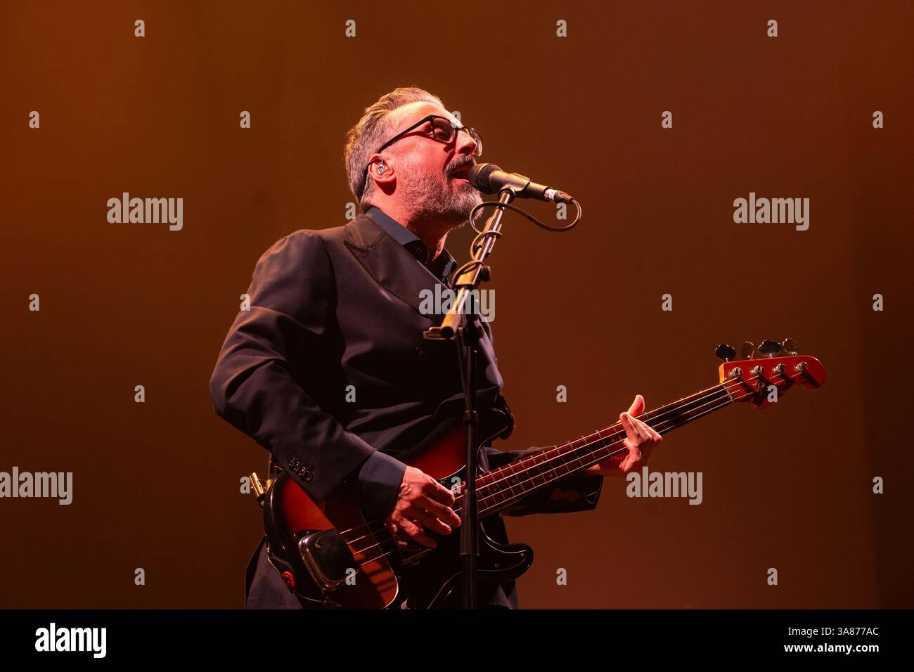 The Italian singer and songwriter Dario Brunori aka Brunori Sas ...