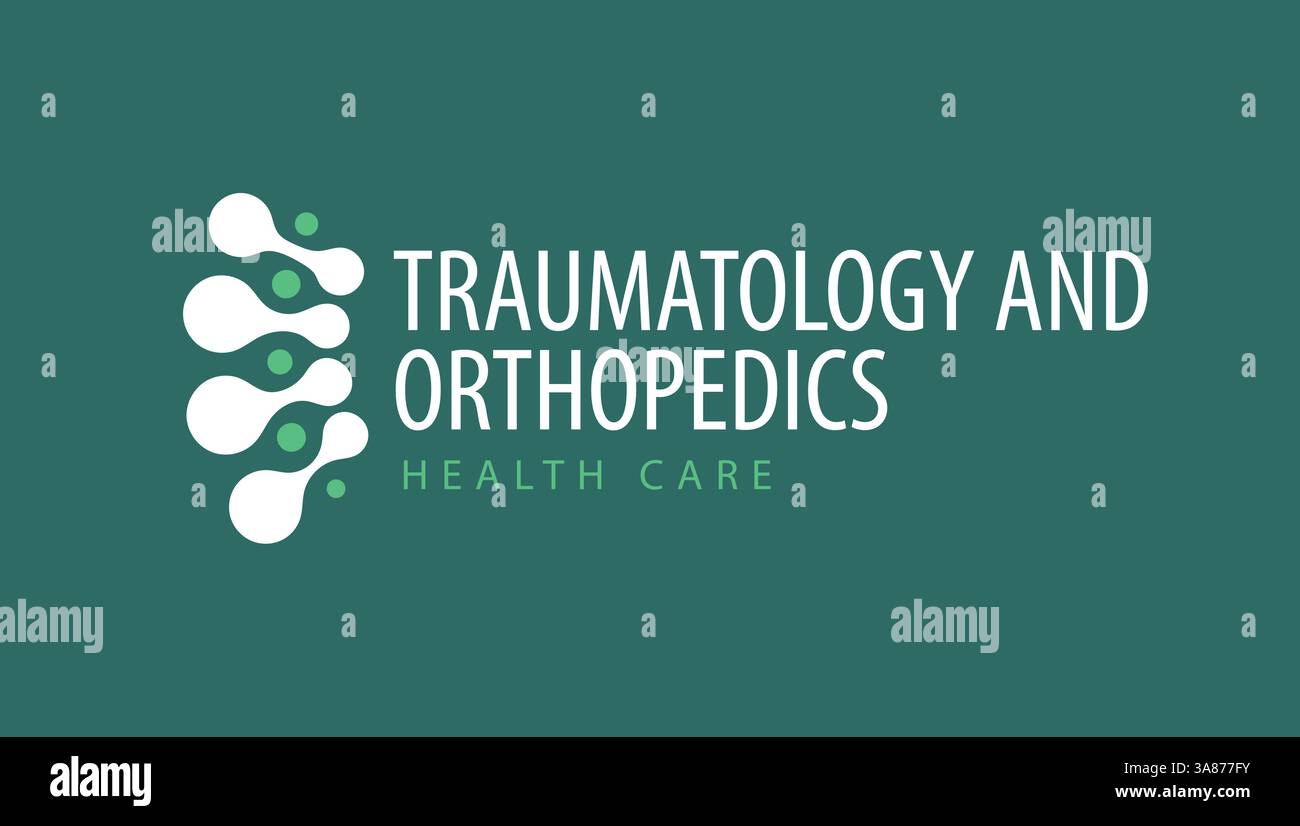 Logo for traumatology and orthopedics. Vector illustration Stock Vector ...