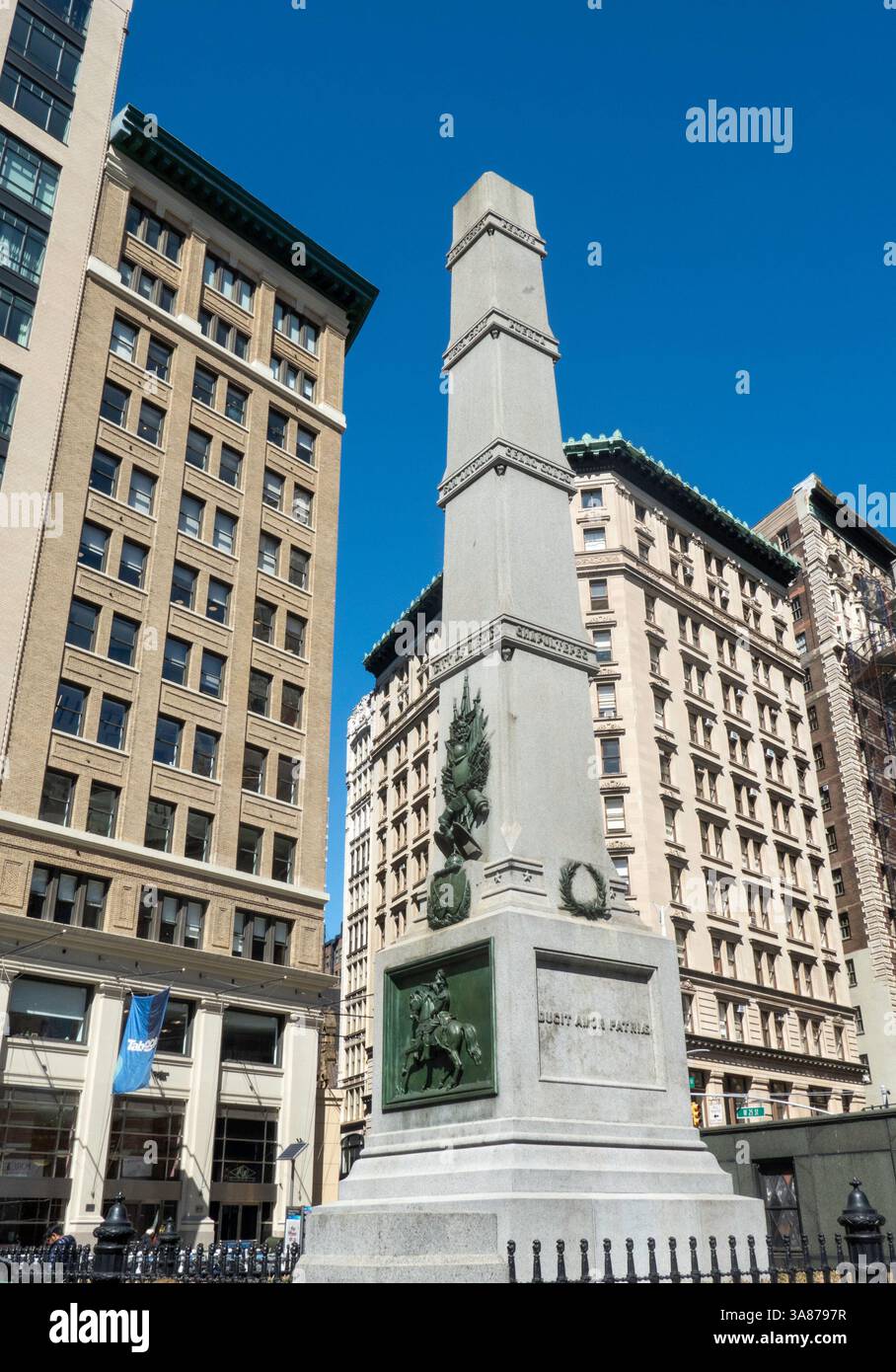 General Worth monument is an historic landmark in New York City, 2025 ...