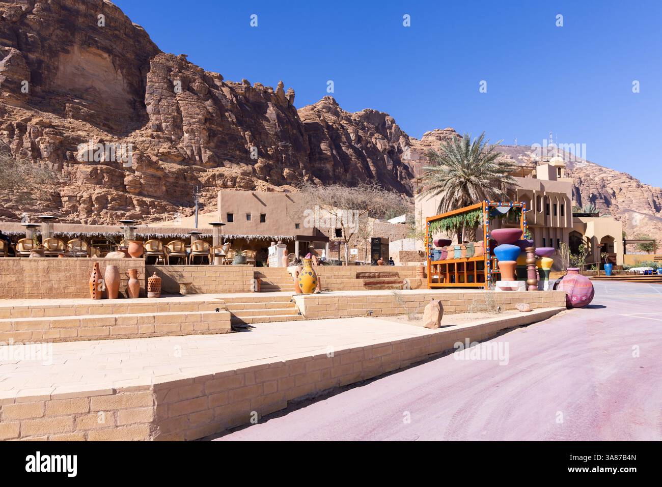 Al Ula, Saudi Arabia, February 12 2024: Historic city of Al Ula in ...