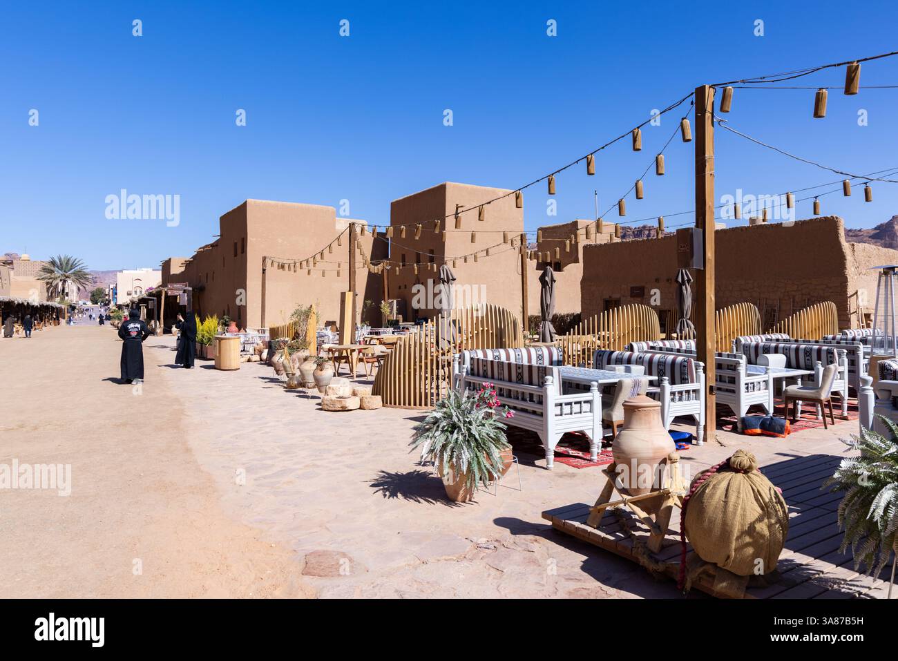 Al Ula, Saudi Arabia, February 12 2024: Historic city of Al Ula in ...