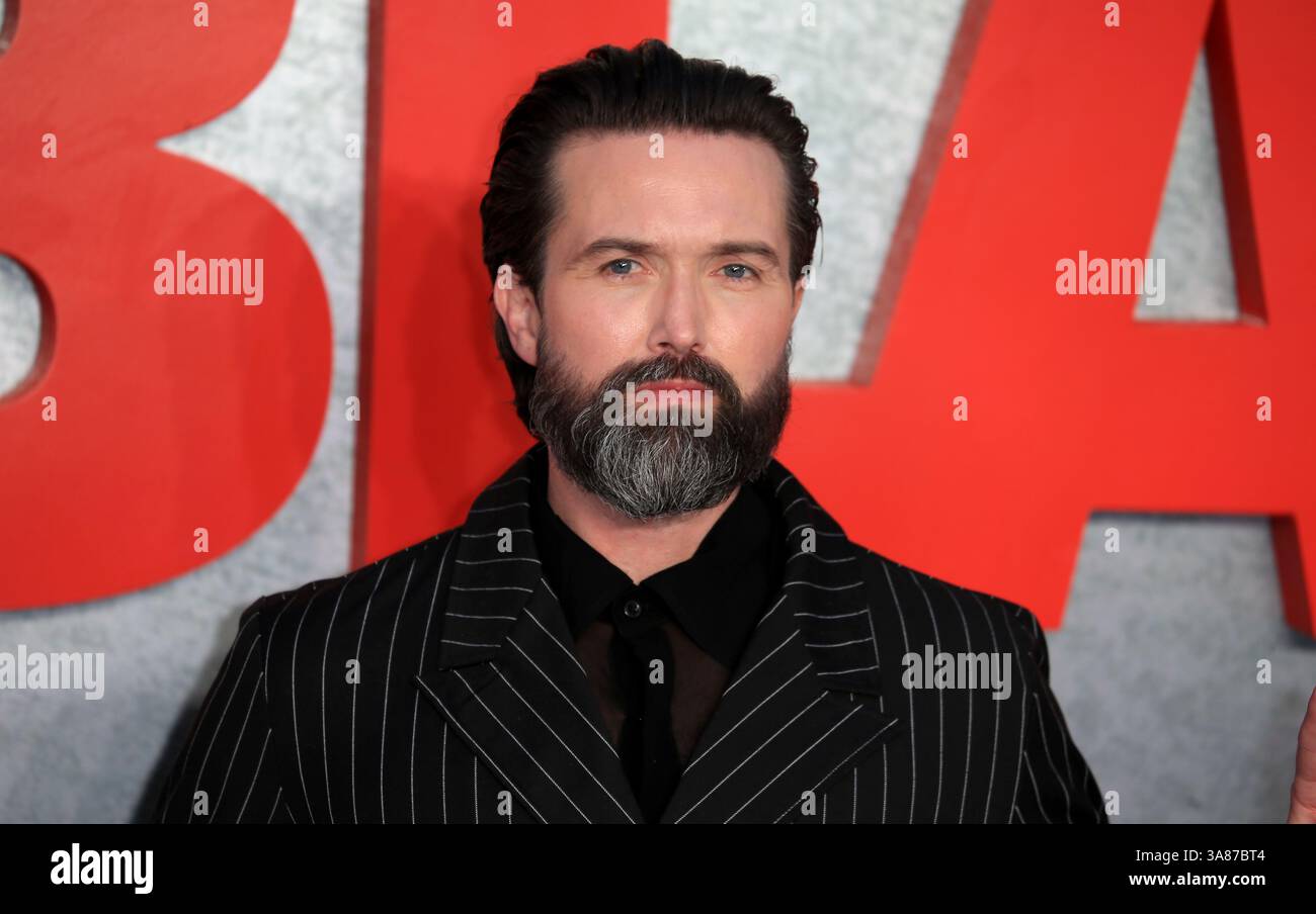 Emmett J. Scanlan attends the "MobLand" Global Premiere at the Odeon ...