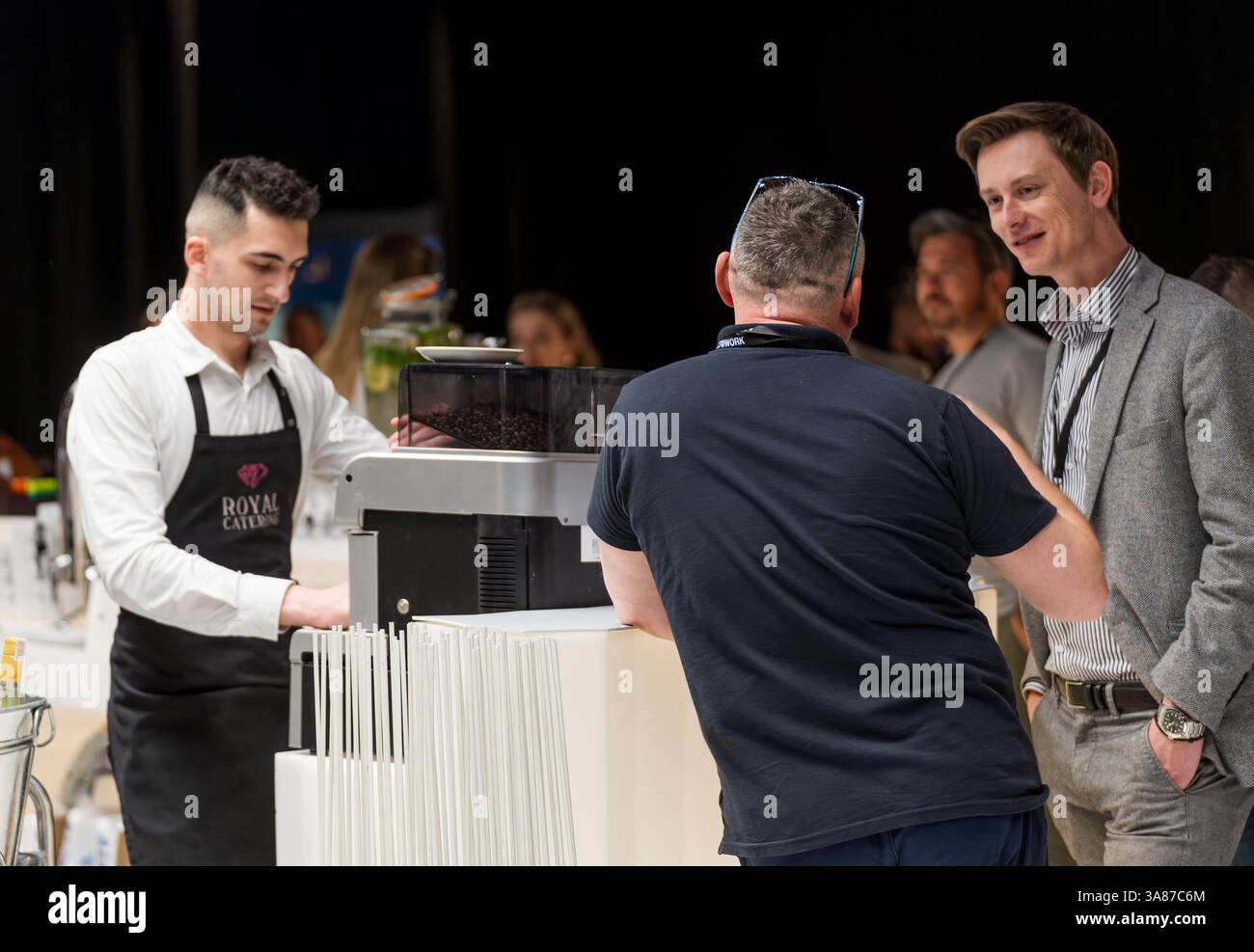 Informal talks during Architect@work event for architects, taking place ...