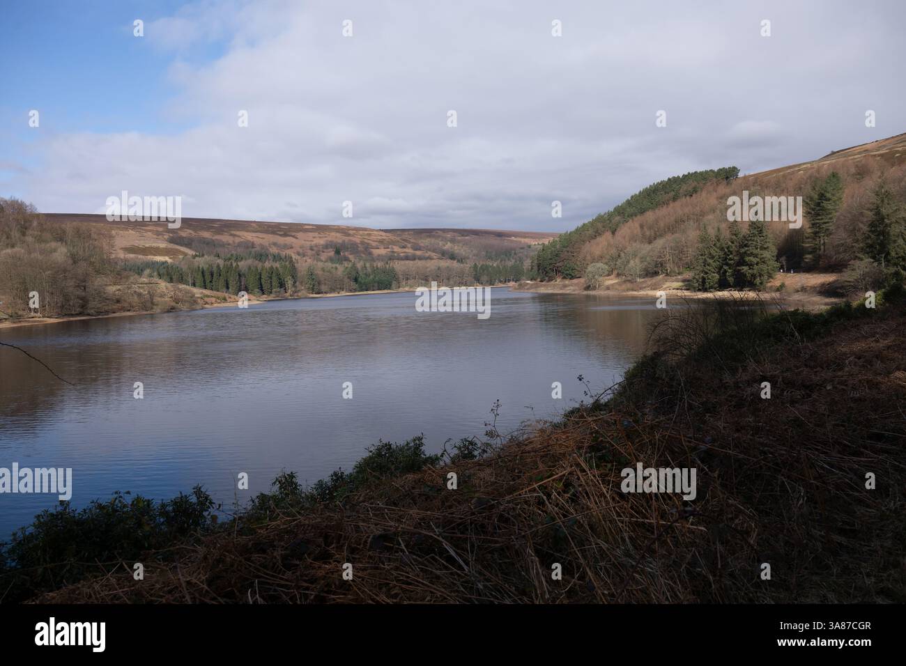 Derwent reservoir from the East bank Stock Photo - Alamy