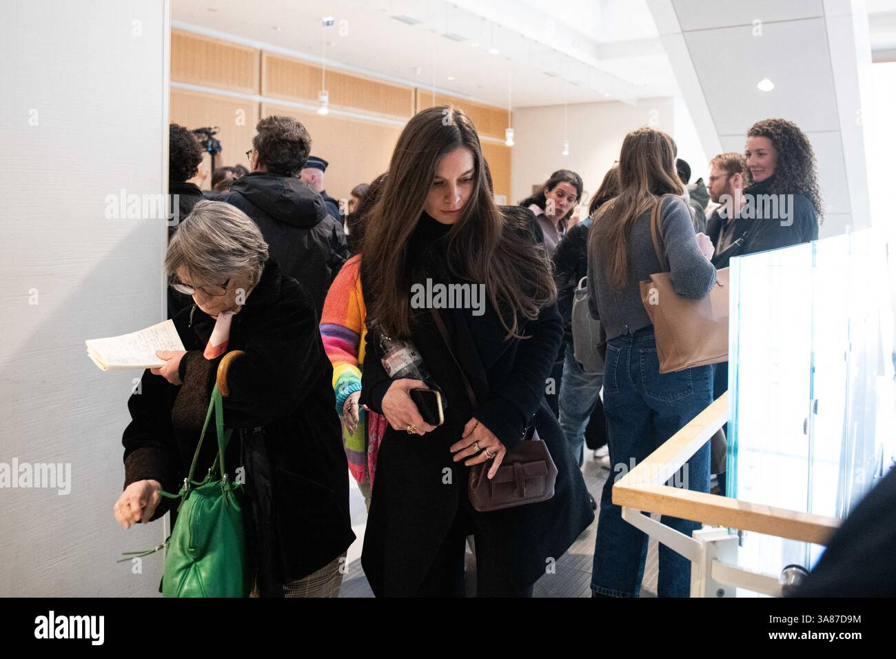 Depardieu's girlfriend Magda Vavrusova arrives for the trial of French ...