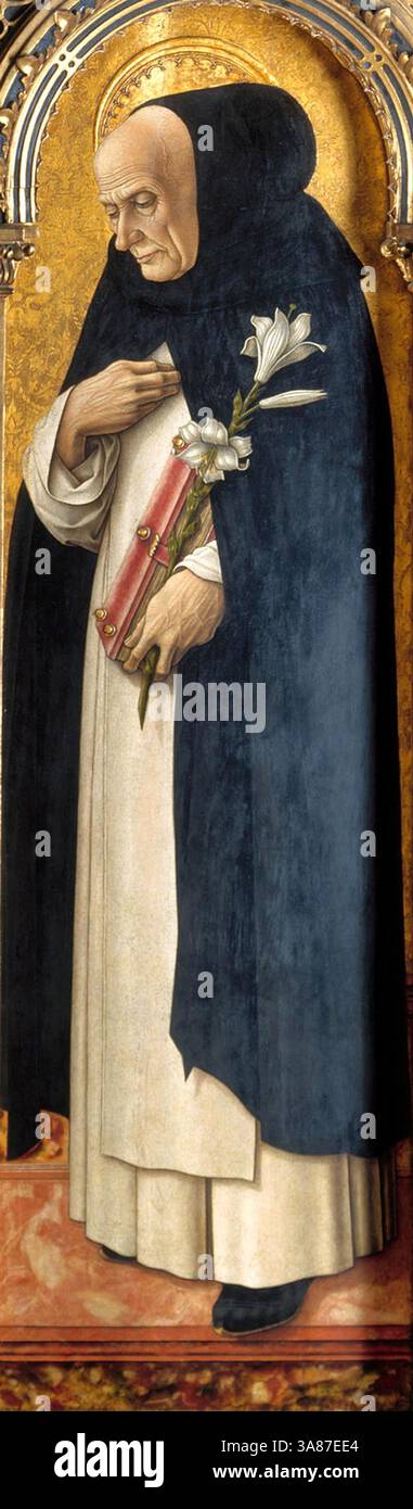 Panel of 1476 Altarpiece or San Domenico Altarpiece by Carlo Crivelli ...