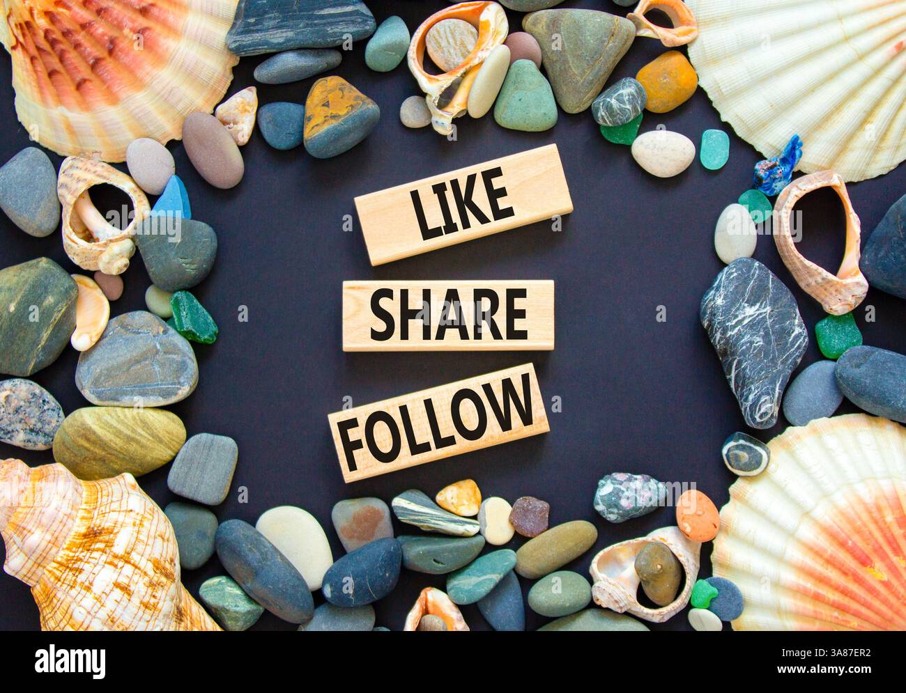 Like share follow symbol. Concept words Like Share Follow on beautiful ...