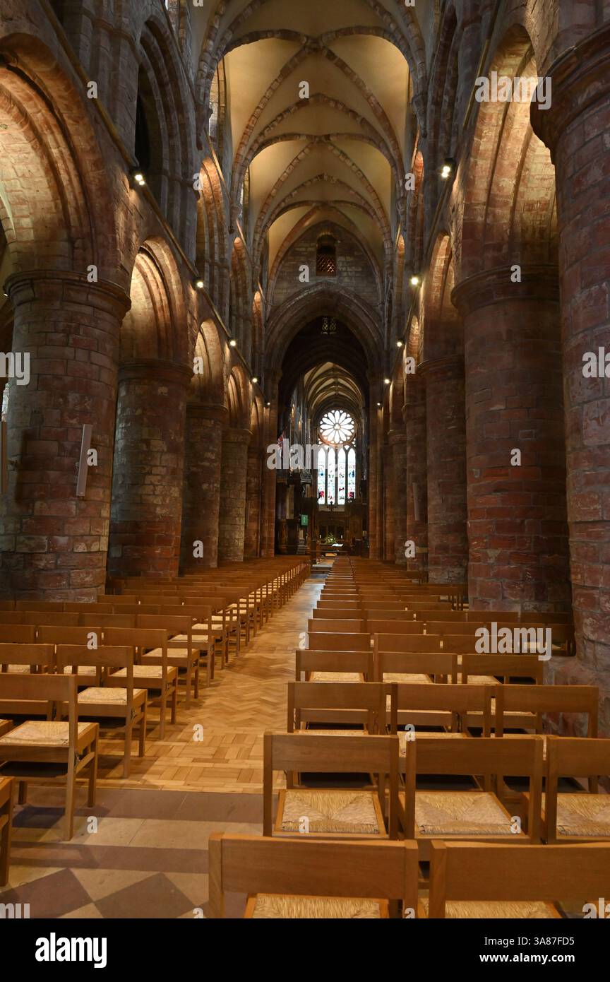 inside of St Magnus Cathedral, Kirkwall, Orkney Scotland Stock Photo - Alamy