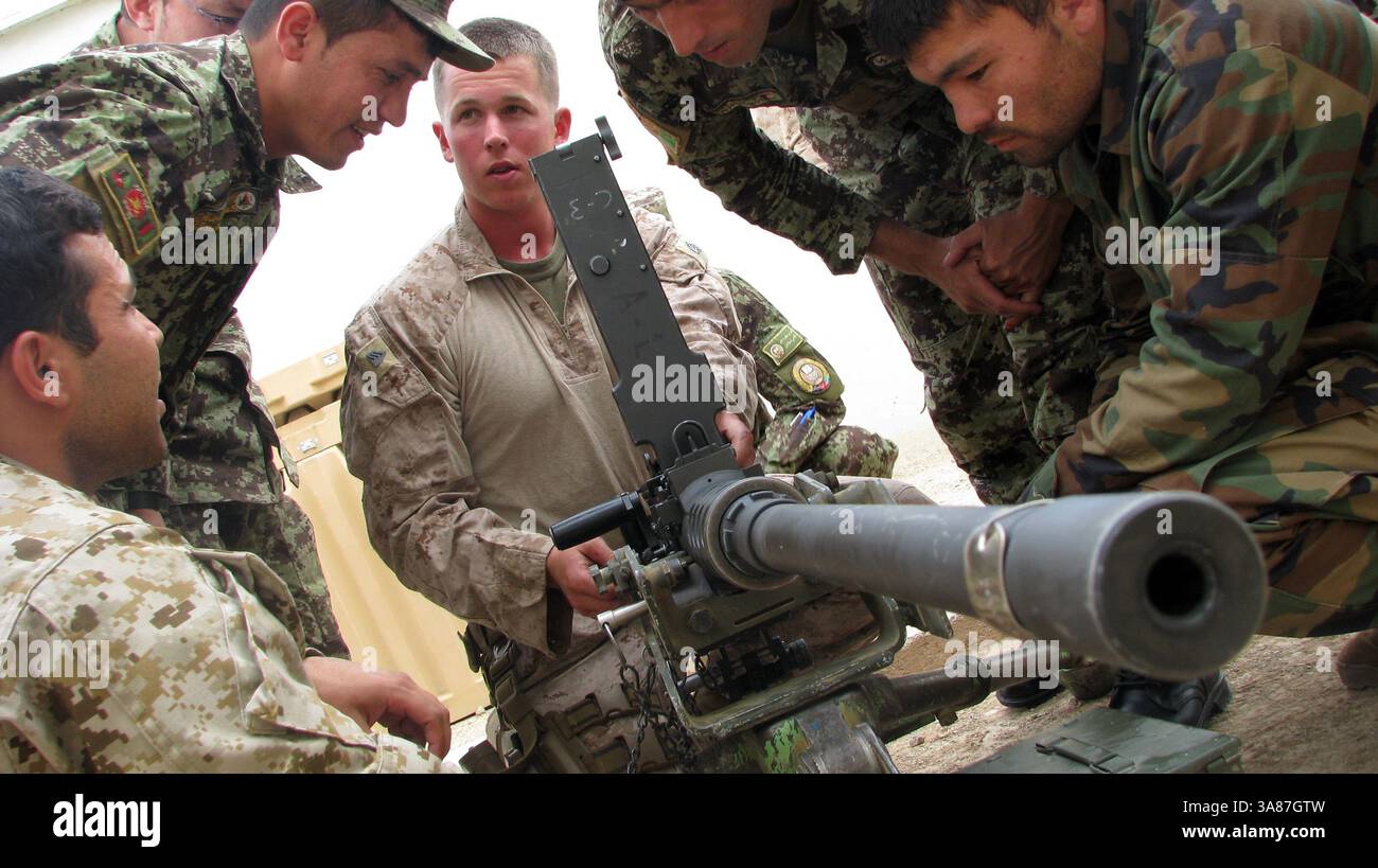 M2 machine gun afghanistan hi-res stock photography and images - Alamy