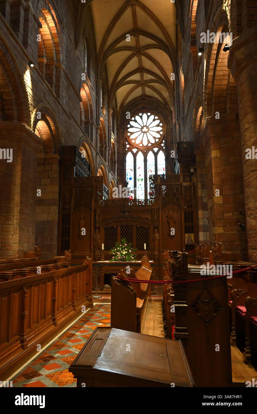 inside of St Magnus Cathedral, Kirkwall, Orkney Scotland Stock Photo - Alamy