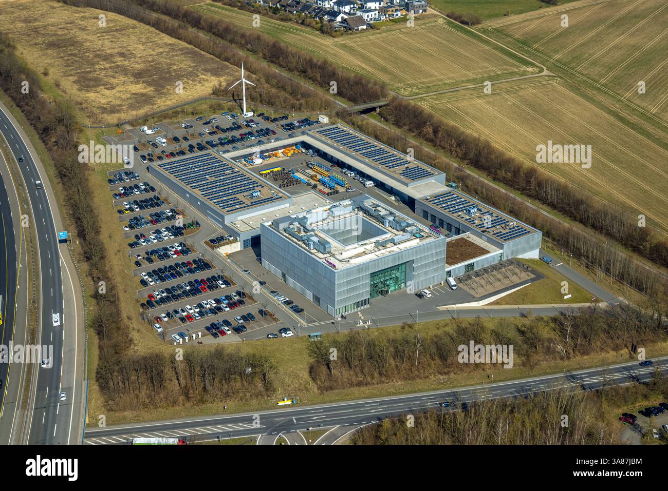 Luftbild, T3E Logistik GmbH Logistikdienst und ENERVIE - Südwestfalen ...