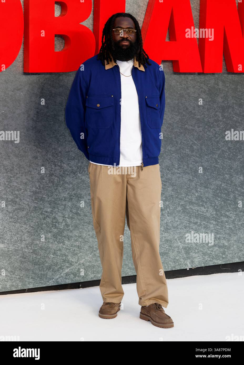 London, UK. 27th Mar, 2025. Jay Urban attends the MobLand Global Premiere at Odeon Luxe in ...