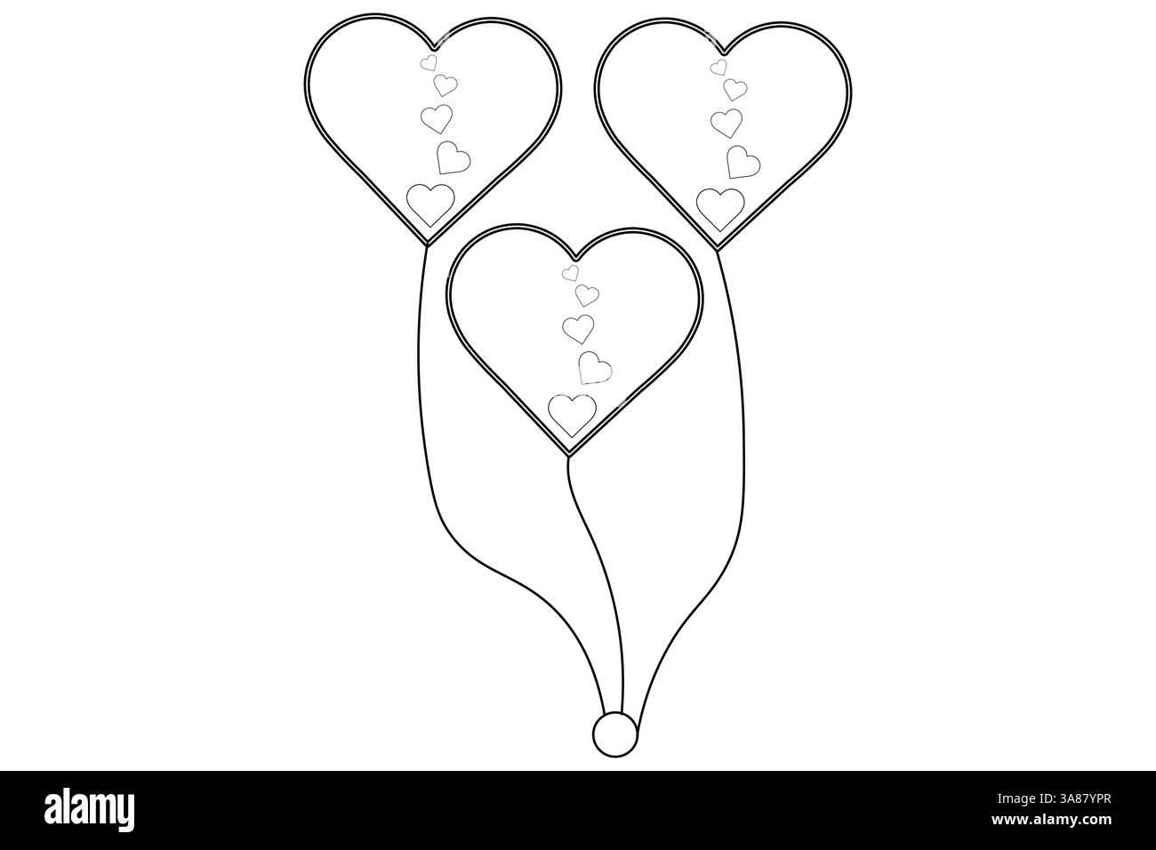 Love shape continuous one line art drawing of hard shape outline line ...