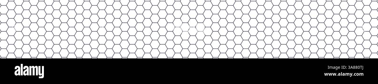 Seamless honeycomb pattern with hexagonal grid, geometric hive texture ...