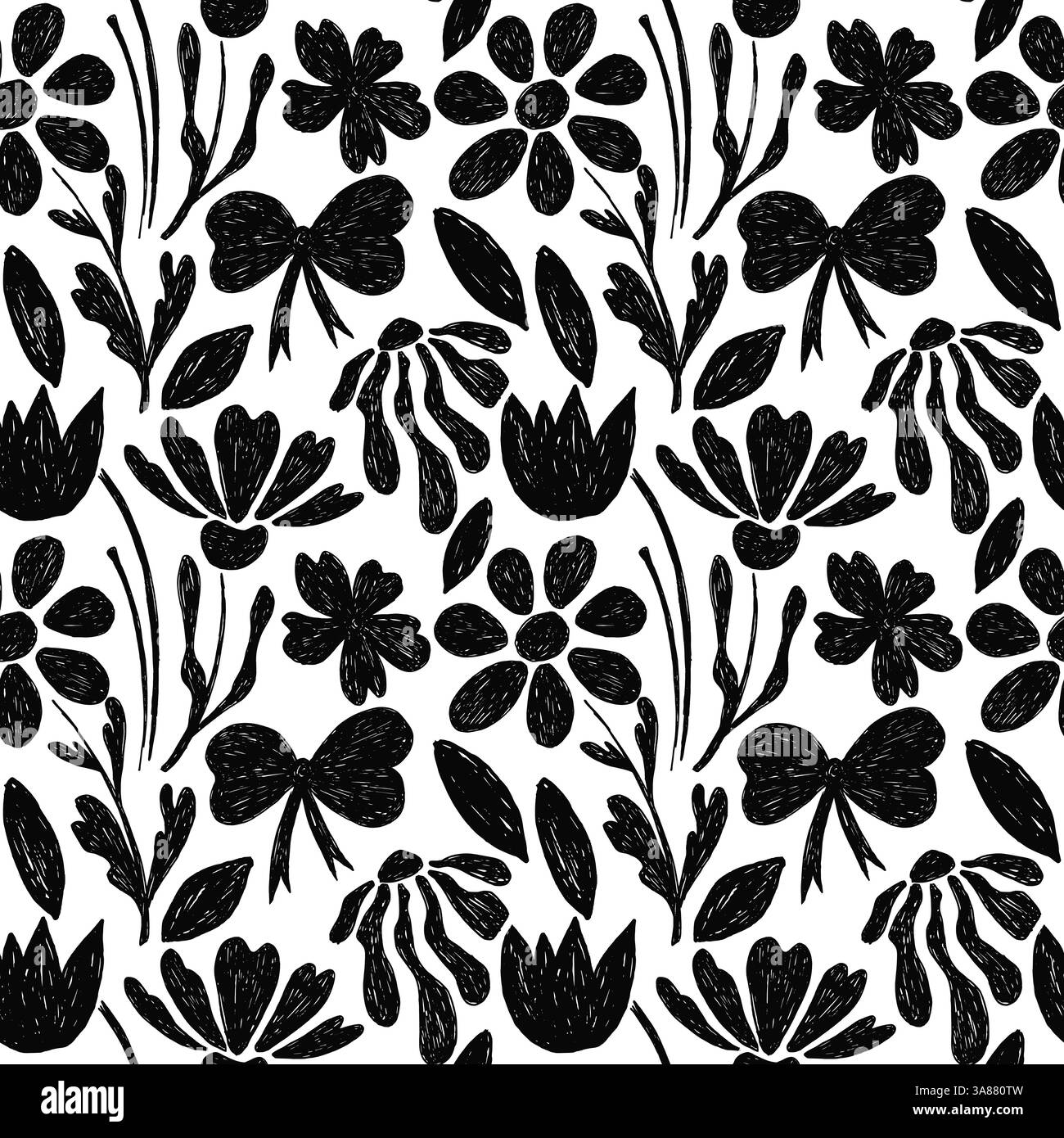 Bold shapes of leaves Cut Out Stock Images & Pictures - Alamy