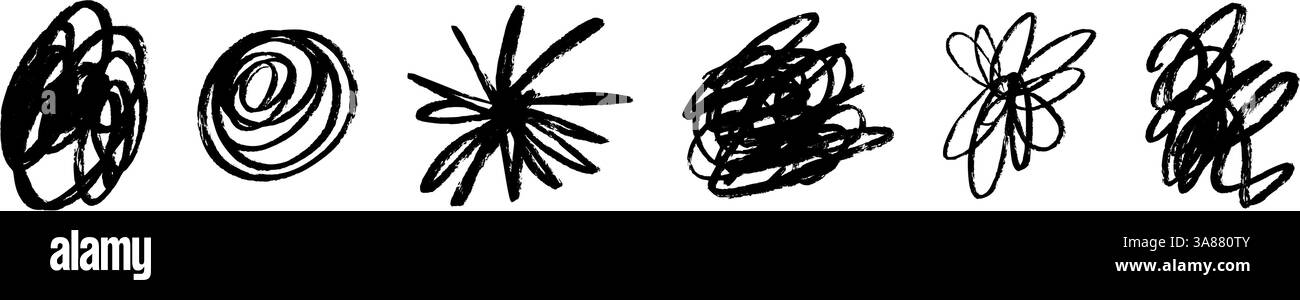 Chaotic scribble lines with tangled wire and scrawled patterns. Hand ...