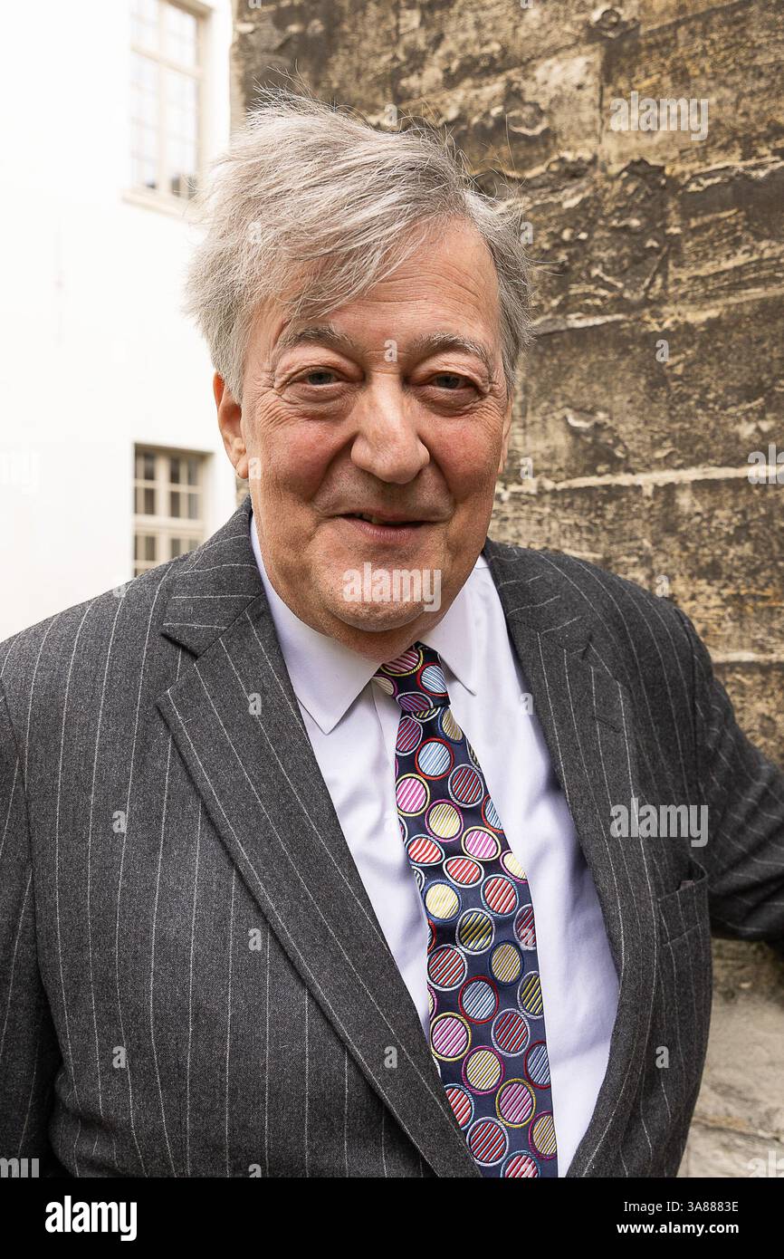 Leuven, Belgium. 28th Mar, 2025. English comedian, director, narrator ...