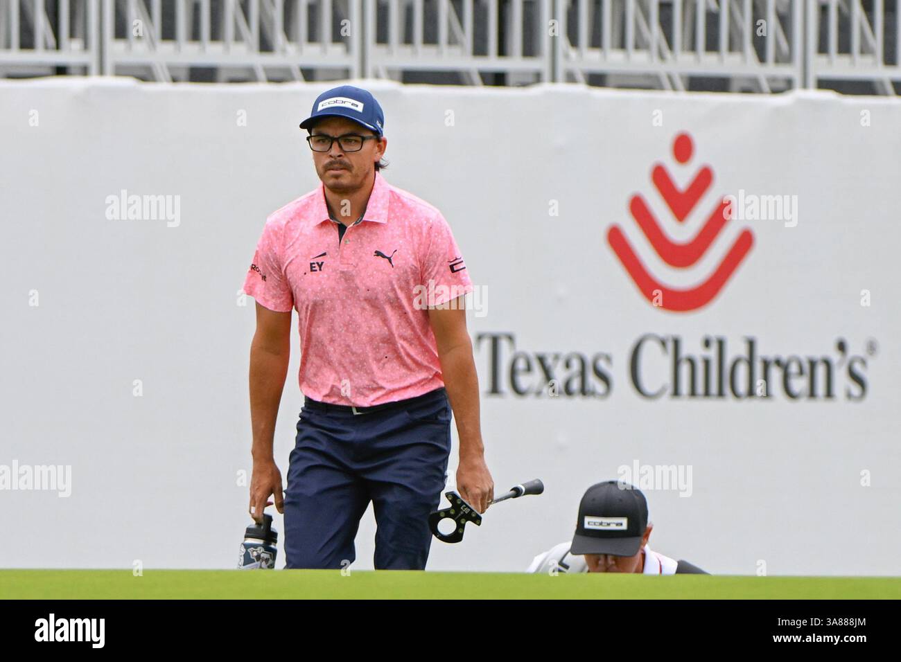 HOUSTON, TX - MARCH 28: Rickie Fowler (USA) approaches the green on 15 ...