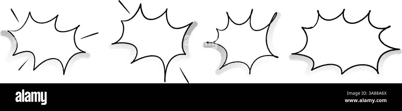 Pow! Comic speech bubble with explosive text effect. Cartoon pop art ...